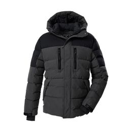 Killtec Herren Steppjacke &raquo;KOW 88 MN QLTD JCKT&laquo; Wasserabweisende, atmungsaktive Steppjacke mit verstellbarer Kapuze grau M