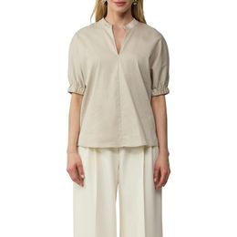 s.Oliver BLACK LABEL Damen s.Oliver BLACK LABEL Kurzarmbluse mit Tunika-Ausschnitt beige 42