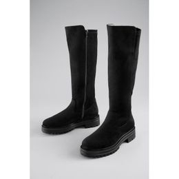 Aniston Shoes Damen Aniston SHOES Stiefel Stretch-Stiefel mit Innen-Rei&szlig;verschluss - NEUE KOLLEKTION 37, Normalschaft