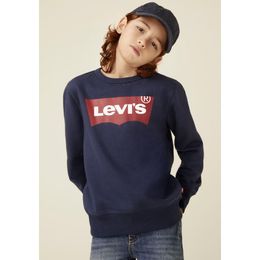 Levi's Kids Jungen Levi's Kids Sweatshirt &raquo;LVB LVB FRENCH TERRY BATWING&laquo;, mit gro&szlig;em Logo blau 8/128