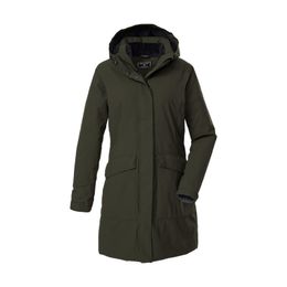 Killtec Damen Parka &raquo;KOW 18 WMN PRK&laquo; Wasser- und winddichter Parka, atmungsaktiv, verstellbare Details gr&uuml;n 44