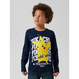 name it Jungen Langarmshirt &raquo;NKMAST POKEMON LS NREG TOP BOX NOOS SKY&laquo; blau 116