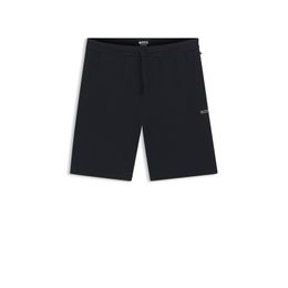 BOSS Herren BOSS Pyjamashorts &raquo;Waffle Shorts&laquo; blau M, N-Gr