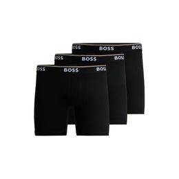 BOSS Herren BOSS Boxershorts &raquo;BoxerBrLong 3P Power&laquo; schwarz M