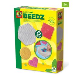 SES 4er-Set: B&uuml;gelperlen Stiftplatten "Green Beedz" - ab 5 Jahren - 14% | Kinder-kreativspielzeug