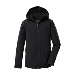 Killtec Herren Funktionsjacke &raquo;KOW 221 BYS JCKT&laquo; Wind- und wasserdichte Kinderjacke mit verstellbarer Kapuze schwarz 152