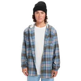 Quiksilver Herren Langarmhemd &raquo;Hooded Surf&laquo; blau M, US-Gr&ouml;&szlig;en