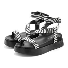 French Connection Damen Sandale &raquo;Sommerschuh&laquo; Sommerschuh, Sandalette, offener Schuh, Pantolette schwarz 41