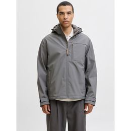 Jack & Jones Jack & Jones Herren Softshelljacke &raquo;JJTHATCHER SOFTSHELL HOOD&laquo; mit Kapuze L
