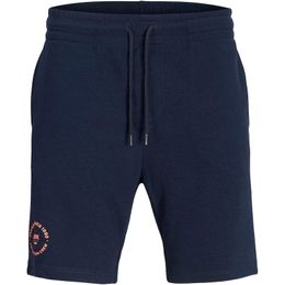 Jack & Jones PlusSize Jack & Jones Plussize Herren Jack & Jones PlusSize Sweatshorts &raquo;JPSTGORDON JJSIMON SWEAT SHORTS NA PLS&laquo; blau 48 (7XL), N-Gr