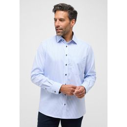 Eterna Herren Langarmhemd &raquo;COMFORT FIT&laquo; NON IRON (b&uuml;gelfrei) blau 44, Normalgr&ouml;&szlig;en