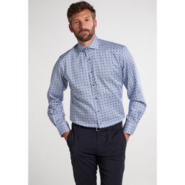 Eterna Herren Langarmhemd &raquo;MODERN FIT&laquo; EASY IRON (b&uuml;gelleicht) blau 44, Normalgr&ouml;&szlig;en