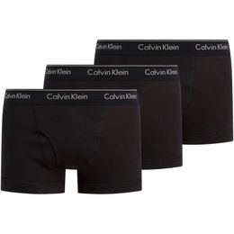 Calvin Klein Underwear Herren Trunk &raquo;TRUNK 3PK&laquo; Packung, 3er-Pack, mit Logo-Elastikbund schwarz XXL (56)