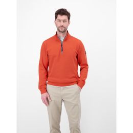 Lerros Herren Lerros Sweater &raquo;SELA&laquo;, mit Troyer-Rei&szlig;verschluss S