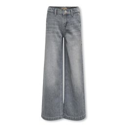 Kids Only M&auml;dchen KIDS Only Weite Jeans &raquo;KOGCOMET WIDE LEG DNM MAT624 NOOS&laquo; blau 140, N-Gr