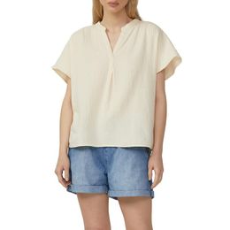 Qs Damen QS Kurzarmbluse aus Musselin beige 40