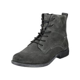 Josef Seibel Damen Schn&uuml;rstiefelette &raquo; Stiefelette Veloursleder&laquo; grau 38