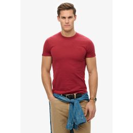 Superdry Herren Rundhalsshirt &raquo;ESSENTIAL LOGO EMB TEE&laquo; rot M