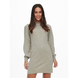 Jacqueline de Yong Jdy Damen JDY Strickkleid &raquo;JDYRUE LIFE L/S HIGH NECK DRESS KNT NOOS&laquo; grau XXL, N-Gr
