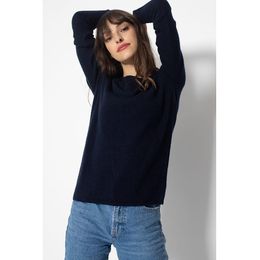 AUTHENTIC CASHMERE Kaschmir-Pullover "Ecrin" in Dunkelblau - 66% | Gr&ouml;&szlig;e L | Damen-pullover-cardigans