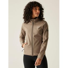 Regatta Softshelljacke "Moutdale" in Beige - 69% | Gr&ouml;&szlig;e 46 | Damen-outdoorjacken