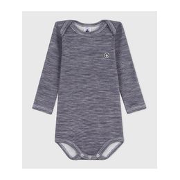 Petit Bateau Body in Anthrazit - 44% | Gr&ouml;&szlig;e 62 | Baby-bodys