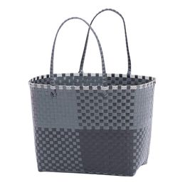 Overbeck and Friends Shopper "Ines" in Grau/ Schwarz - (B)35 x (H)46 x (T)32 cm - 42% | Damen-taschen