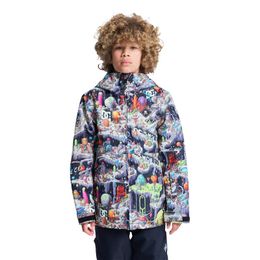 DC Shoes Jungen DC Shoes Snowboardjacke &raquo;Basis Print&laquo; schwarz 12(148-156cm)