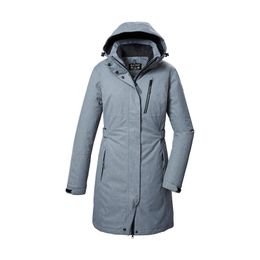 Killtec Damen Parka &raquo;KOW 303 WMN PRK&laquo; Wasserdichter, atmungsaktiver Damenparka mit abnehmbarer Kapuze grau 38