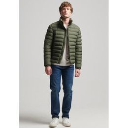 Superdry Herren Steppjacke &raquo;FUJI PRINT PADDED JACKET&laquo; ohne Kapuze gr&uuml;n L