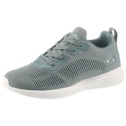 Skechers Damen Sneaker &raquo;Bobs Squad - Tough Talk&laquo; Freizeitschuh, Halbschuh, Schn&uuml;rschuh mit Skech-Knit gr&uuml;n 37