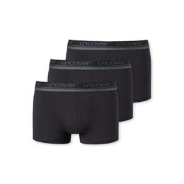 uncover by Schiesser Herren uncover by Schiesser Boxer &raquo;Uncover Cotton&laquo; 2er Pack, Logo-Bund, elastisch, ohne Eingriff, perfekter Sitz 3XL