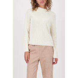 monari Damen Strickpullover &raquo;Pullover Basic Perlfang&laquo; Regular fit mit Rundhalsausschnitt 42
