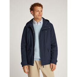 Tommy Hilfiger Herren Outdoorjacke &raquo;LW PACKABLE HOODED JKT&laquo; mit Kapuze mit Logostickerei blau M