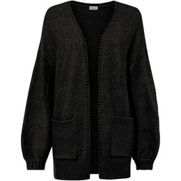 bonprix Damen bonprix Strickjacke &raquo;Oversize-Strickjacke&laquo; Oversize-Passform, mit aufgesetzten Taschen schwarz 36/38 (S)