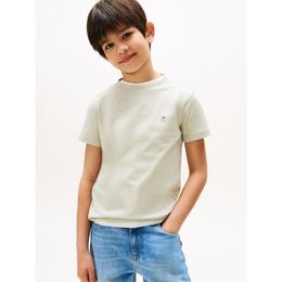 Tommy Hilfiger Jungen &raquo;ESSENTIAL COTTON TEE S/S&laquo; mit Logostickerei gr&uuml;n 4 (104)