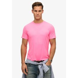 Superdry Herren Rundhalsshirt &raquo;CLASSIC ESSENTIAL TEE&laquo; rosa XL