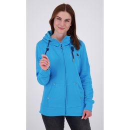 DEPROC Active Damen DEPROC Active Kapuzensweatshirt &raquo;LAC DANA WOMEN&laquo;, in l&auml;ssigem Oversized-Schnitt blau 36 (S)