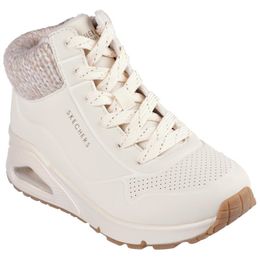 Skechers M&auml;dchen Sneaker &raquo;Uno Gen1 - Darling Daze&laquo; , Schn&uuml;rboots, Winterstiefel, High Top Sneaker mit Warmfutter beige 35