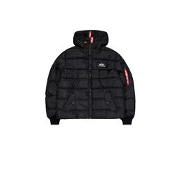 Alpha Industries Herren Winterjacke &raquo;Hooded Puffer Alpha FD&laquo; schwarz S