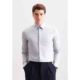 Seidensticker Herren Seidensticker Businesshemd &raquo;Schwarze Rose&laquo; Slim 1/1 Covered-Button-Down-Kragen Druck S (38), normale &Auml;rmell&auml;ngen