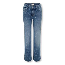 Kids Only M&auml;dchen KIDS Only Relax-fit-Jeans &raquo;KOGJUICY RHS WIDE LEG DNM CRO557 NOOS&laquo; blau 134, N-Gr