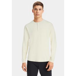 Jack & Jones Jack & Jones Herren Langarmshirt &raquo;JJEDOVER HENLEY LS TEE NOOS&laquo; wei&szlig; M
