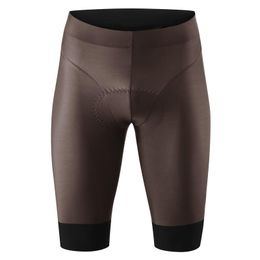 Gonso Herren Fahrradhose &raquo;SQlab GO M&laquo; Herren Radhose mit Sitzpolster, kurze moderne Radlerhose, Tight Fit braun S, Normalgr&ouml;&szlig;en