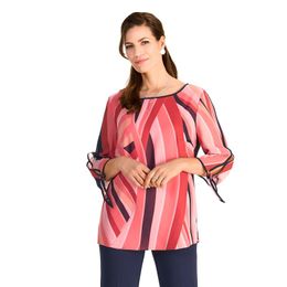 HERMANN LANGE Collection Damen HERMANN LANGE Collection Chiffonbluse mit grafischem Muster bunt 36