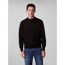 Calvin Klein Jeans Herren Strickpullover &raquo;LS EZ COTTON CREWNK SWEATER 12GG&laquo; Mit Rundhalsausschnitt schwarz XXL