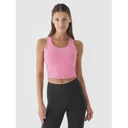 4F Trainingstop in Rosa - 51% | Gr&ouml;&szlig;e M | Damen-outdoor-tops-shirts