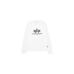Alpha Industries Herren Longsleeve &raquo;Basic Longsleeve BL&laquo; wei&szlig; XXL