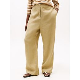 Tommy Hilfiger Curve Damen Leinenhose &raquo;CRV ESS LINEN TAILORED STRT PANT&laquo; braun 46, N-Gr