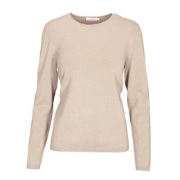 Clarina Damen Strickpullover &raquo;PETRA&laquo; Viskose-Polyamid Mischung beige 46